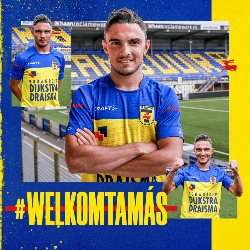 VERSTERKING: SC Cambuur huurt Tamás Kiss van Puskás AFC · SC Cambuur VERSTERKING: SC Cambuur huurt Tamás Kiss van Puskás AFC · SC Cambuur