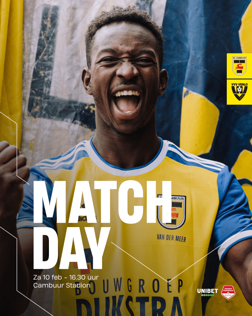 MATCHDAY: SC Cambuur - VVV Venlo · SC Cambuur