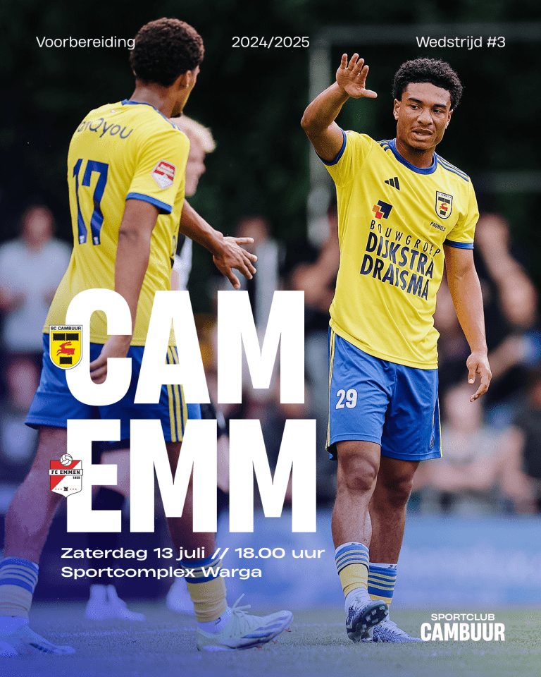 MATCHDAY: SC Cambuur - FC Emmen · SC Cambuur
