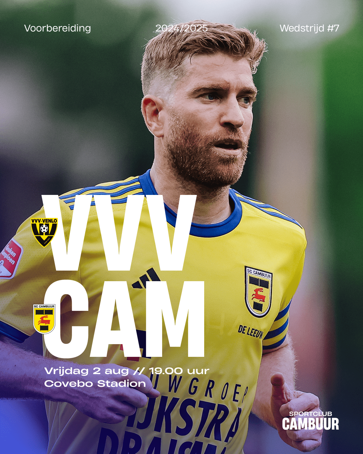MATCHDAY: VVV-Venlo - SC Cambuur · SC Cambuur