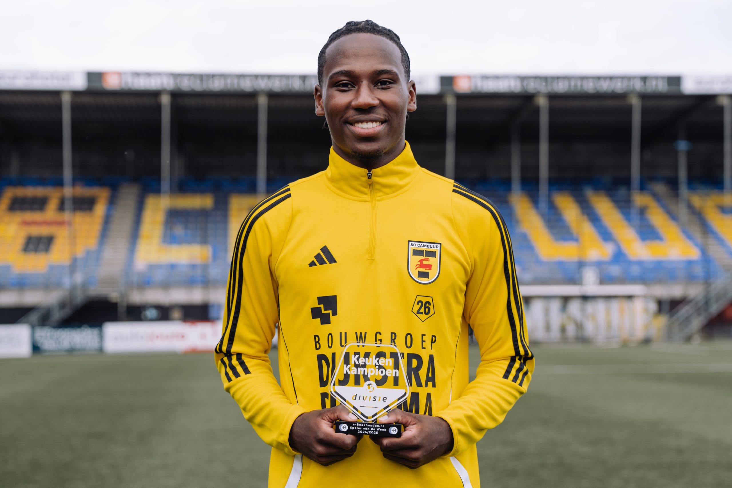 Tyrique Mercera wint Speler van de Week-trofee · SC Cambuur