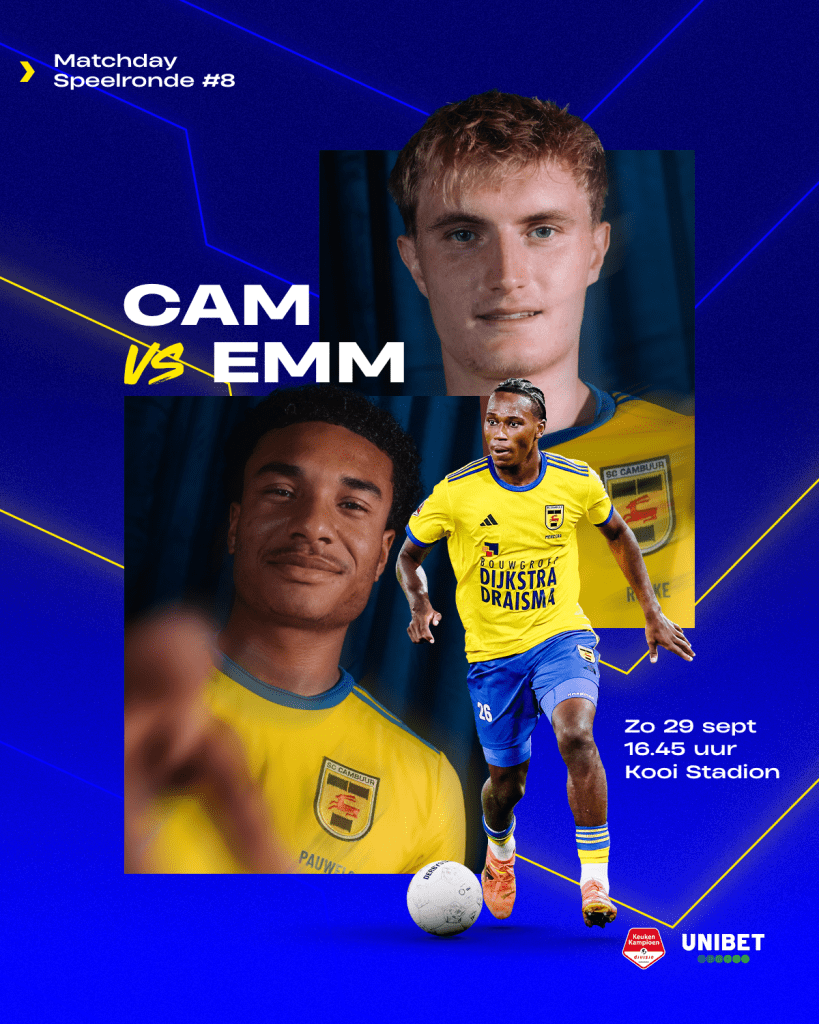 MATCHDAY: SC Cambuur - FC Emmen · SC Cambuur