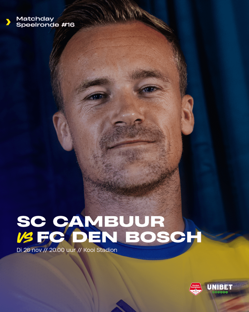 MATCHDAY: SC Cambuur - FC Den Bosch · SC Cambuur