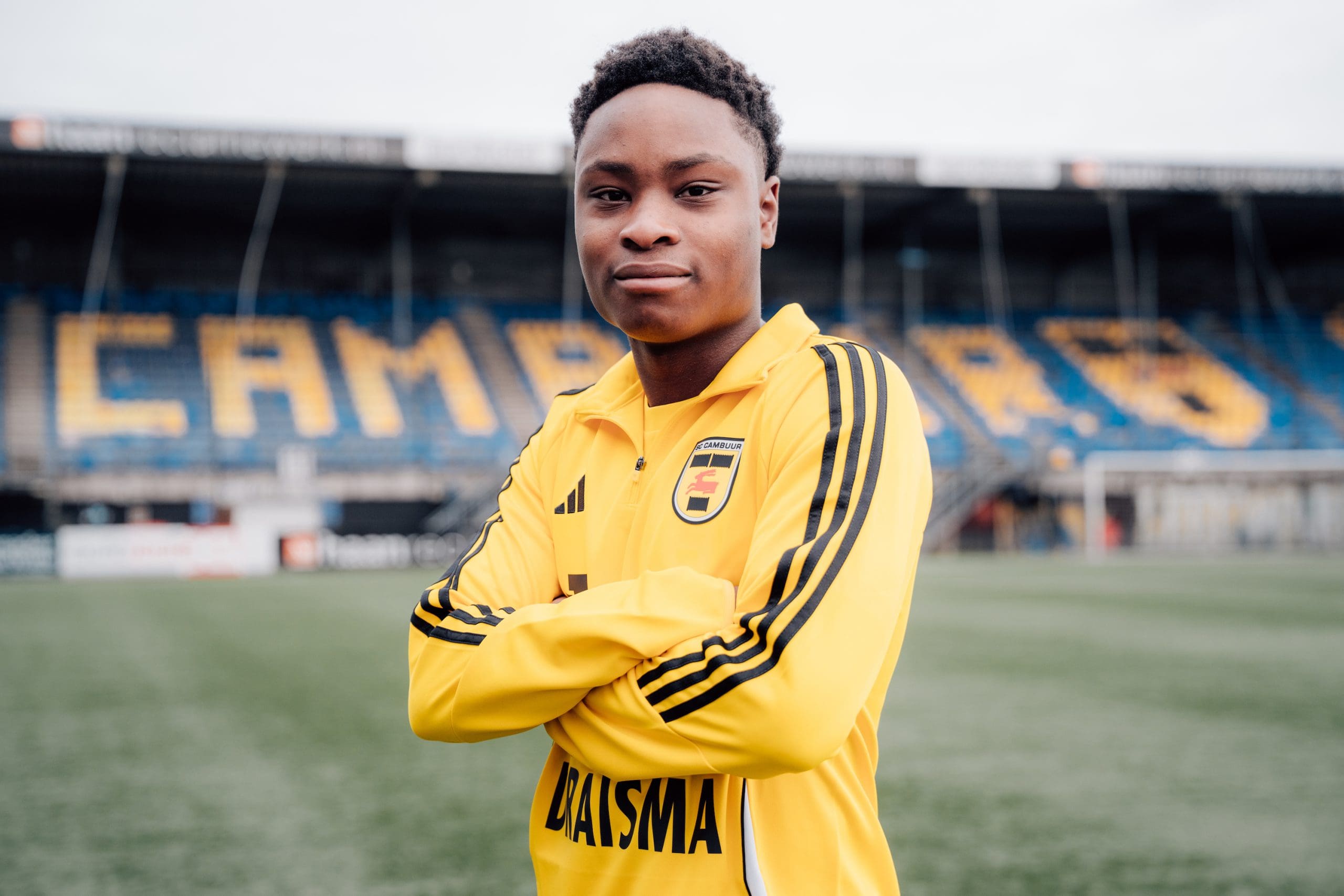 Keyano Marrah (18) op proef bij SC Cambuur · SC Cambuur