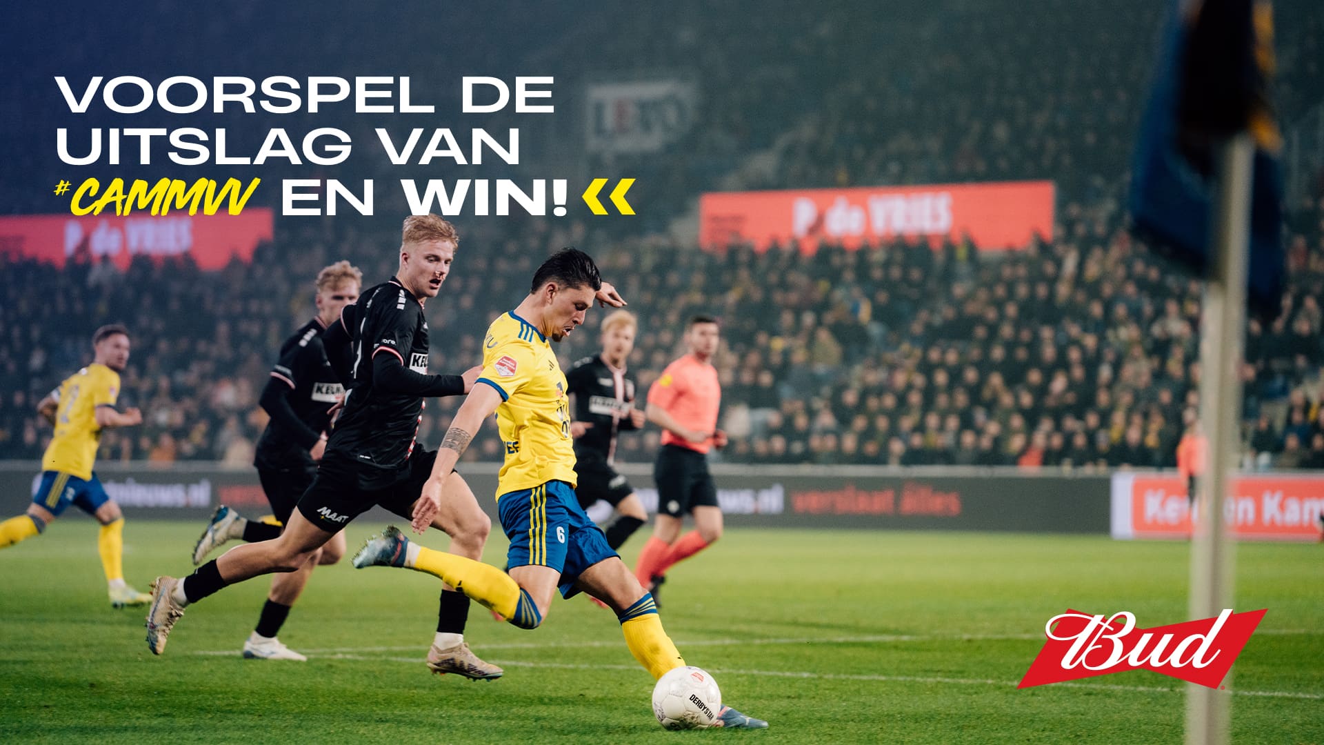 Voorspel de uitslag van SC Cambuur - MVV en maak kans op een BUD prijzenpakket · SC Cambuur