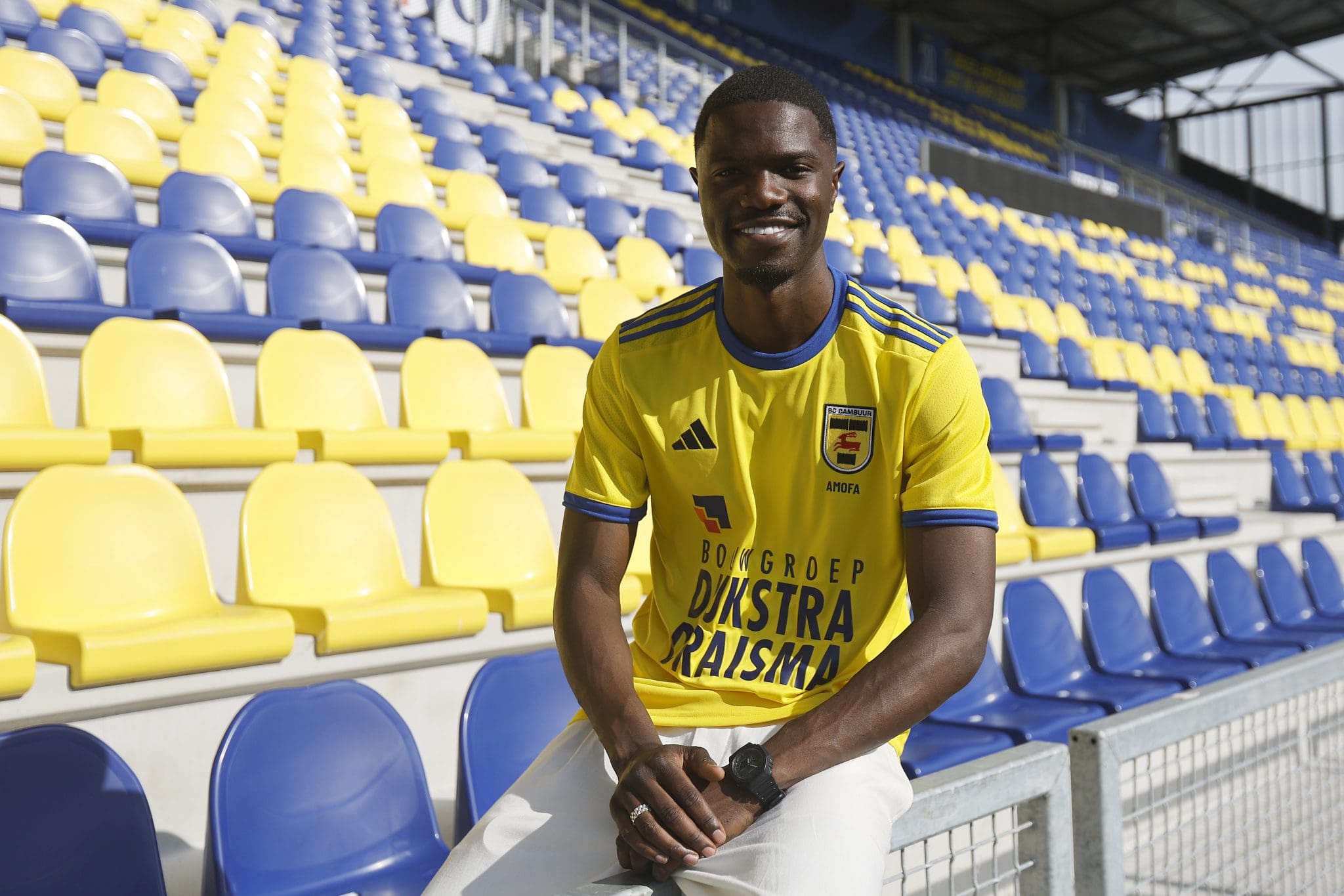 Eerste interview met Jamal Amofa: "Ik sta te popelen om te beginnen ...